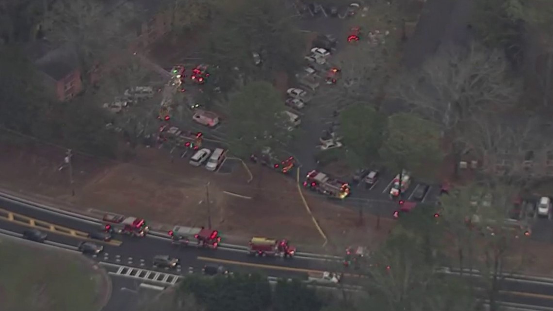 Large fire at apartment complex off Briarcliff Road | 11alive.com
