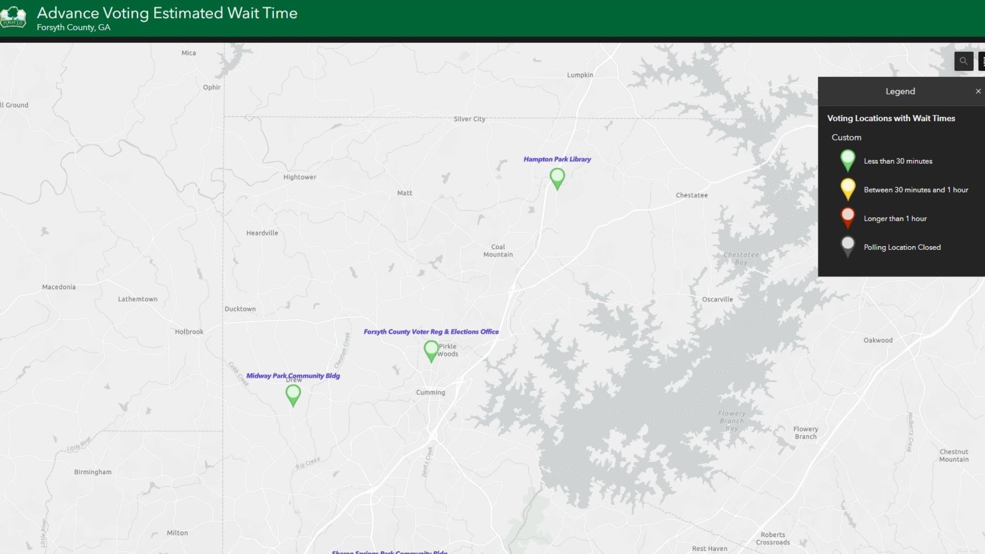 Georgia early voting line wait times | Gwinnett, Cobb Clayton | 11alive.com