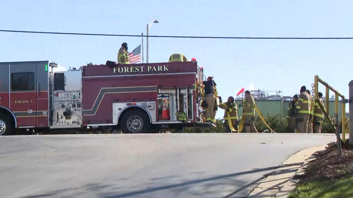 LIVE: Officials speak about Forest Park chemical fire | 11alive.com