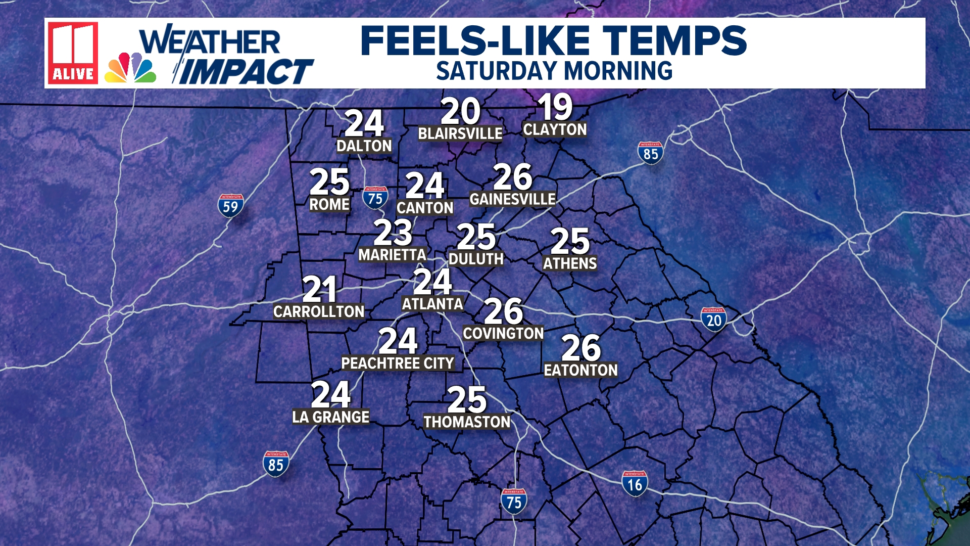 Atlanta weather tonight freezing temperatures on the way | 11alive.com
