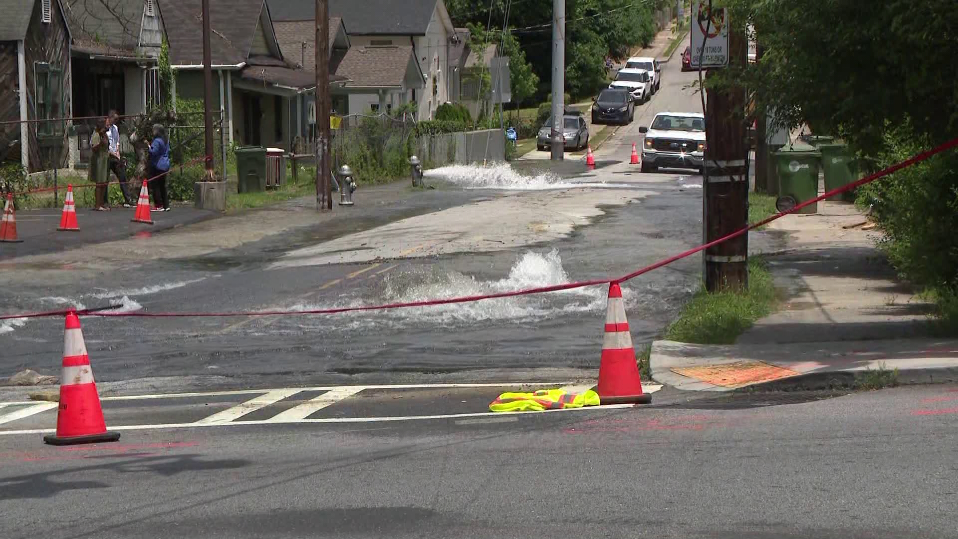Major water main break continues to disrupt Atlanta; updates | 11alive.com