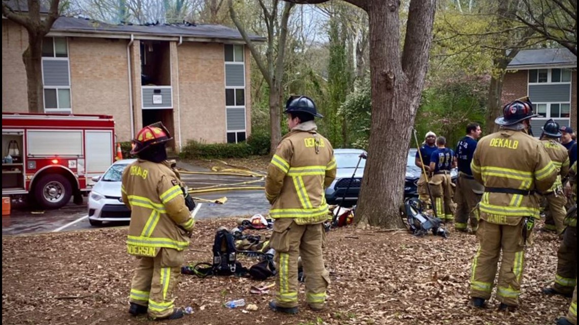 Briarcliff Apartments fire Thursday morning in DeKalb | 11alive.com