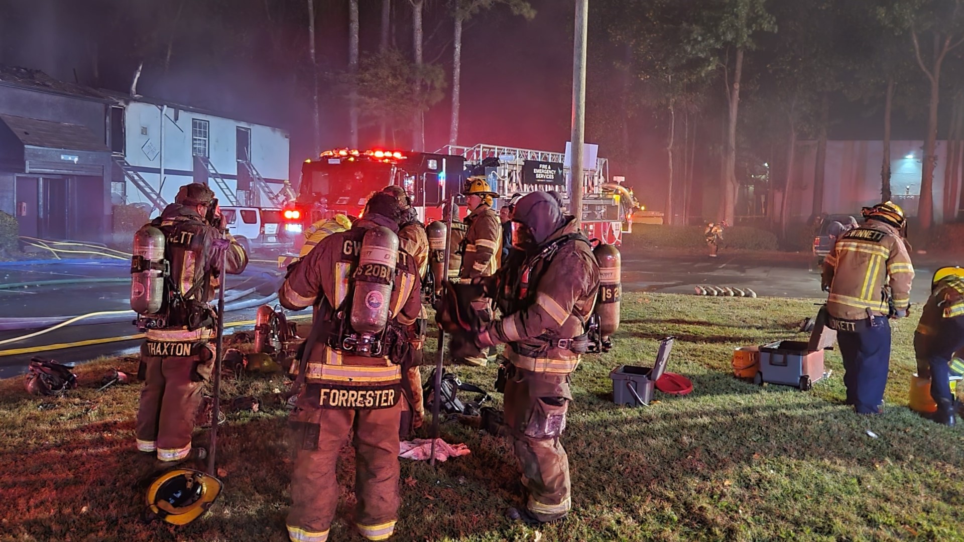 Fire on Sparrows Lane in Norcross on Wednesday | 11alive.com