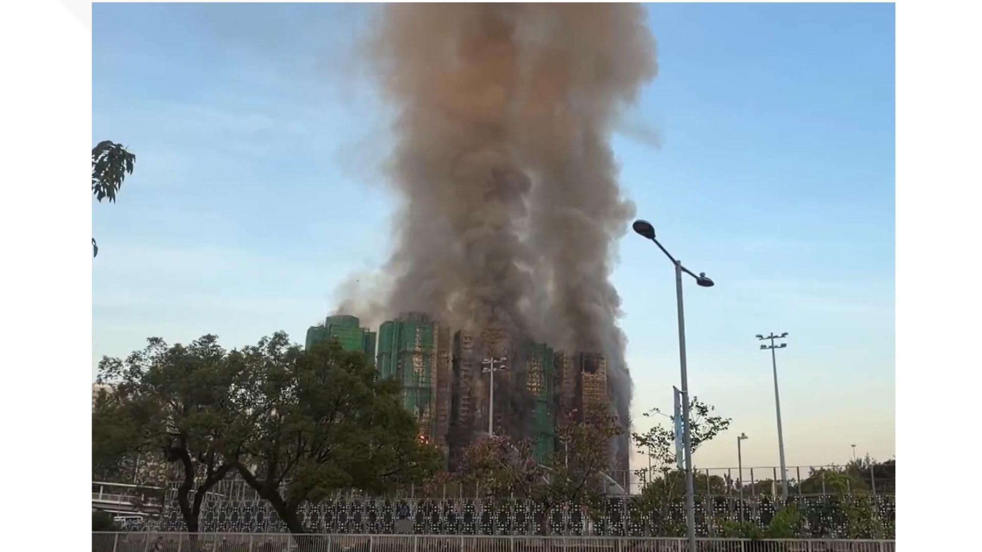 3 arrested in Hong Kong, as a high-rise fire leaves at least 44 dead and 279 reported missing ...