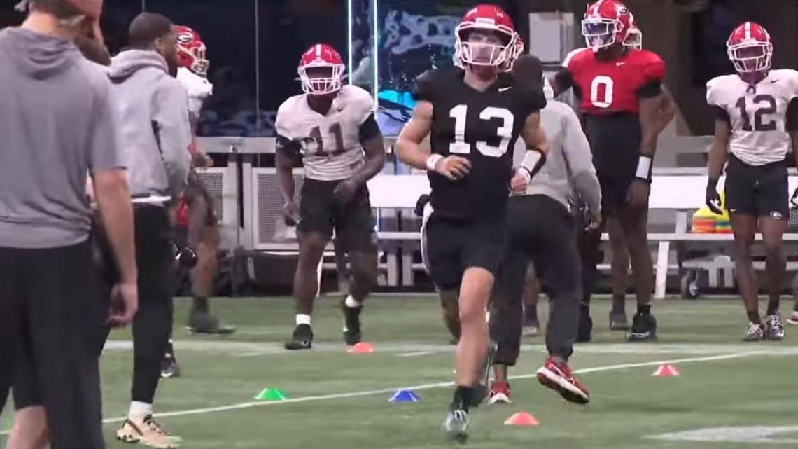 Heisman finalists Stetson Bennett, C.J. Stroud ready to do battle in Peach Bowl | 11alive.com