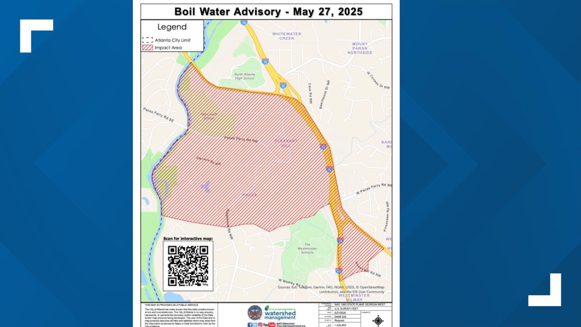 Buckhead boil water advisory in Atlanta water outage | 11alive.com