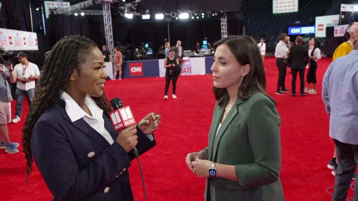 NBC's Hallie Jackson provides insight into presidential debate ...