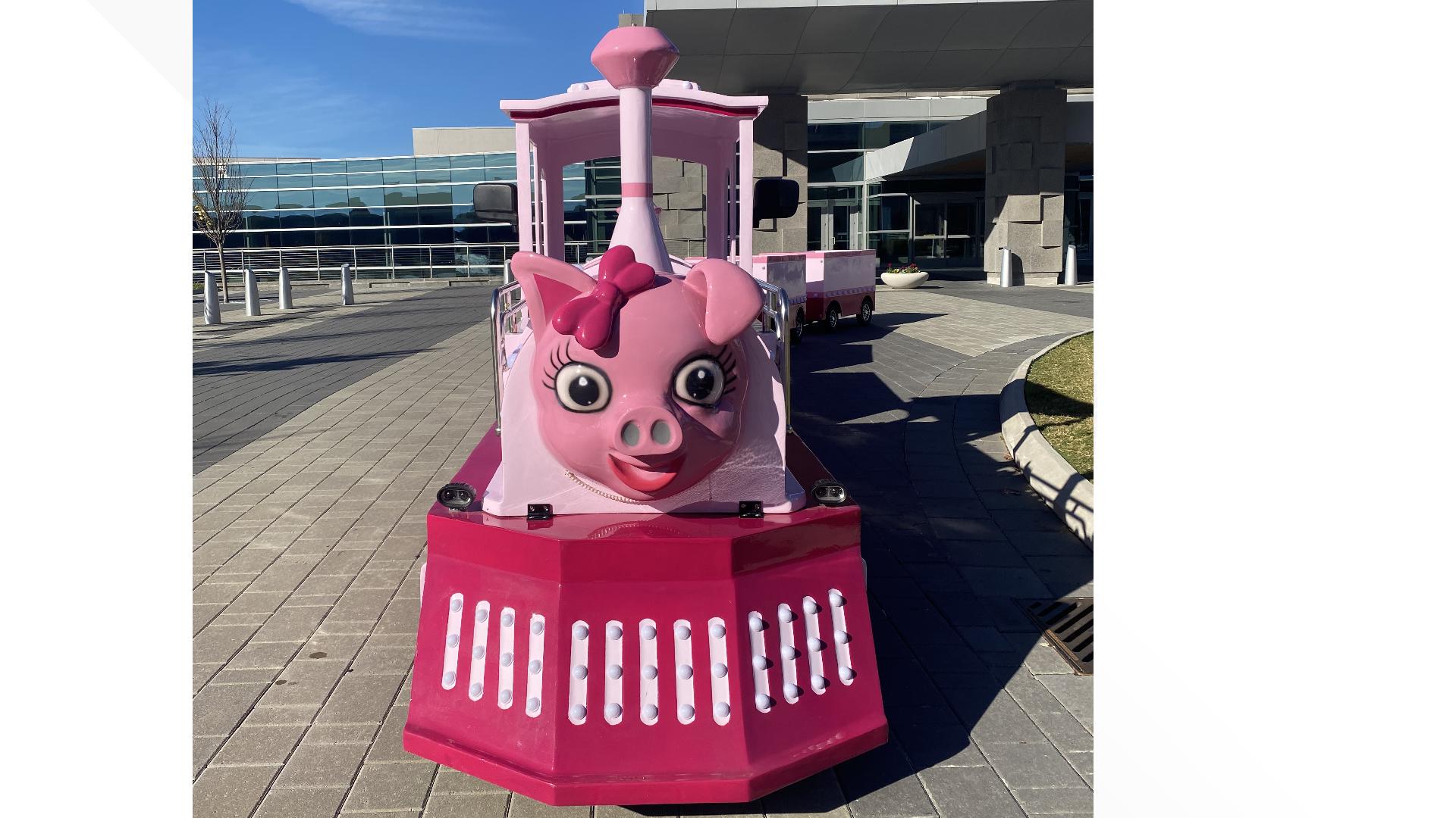 Pink Pig train in Atlanta | 11alive.com