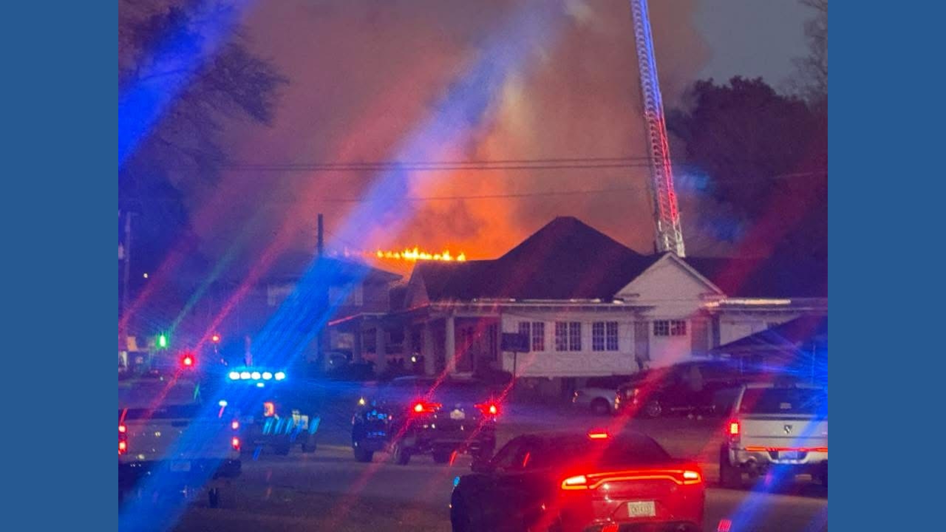 Fire crews battle blazing apartment fire in West Point; Large fire ...