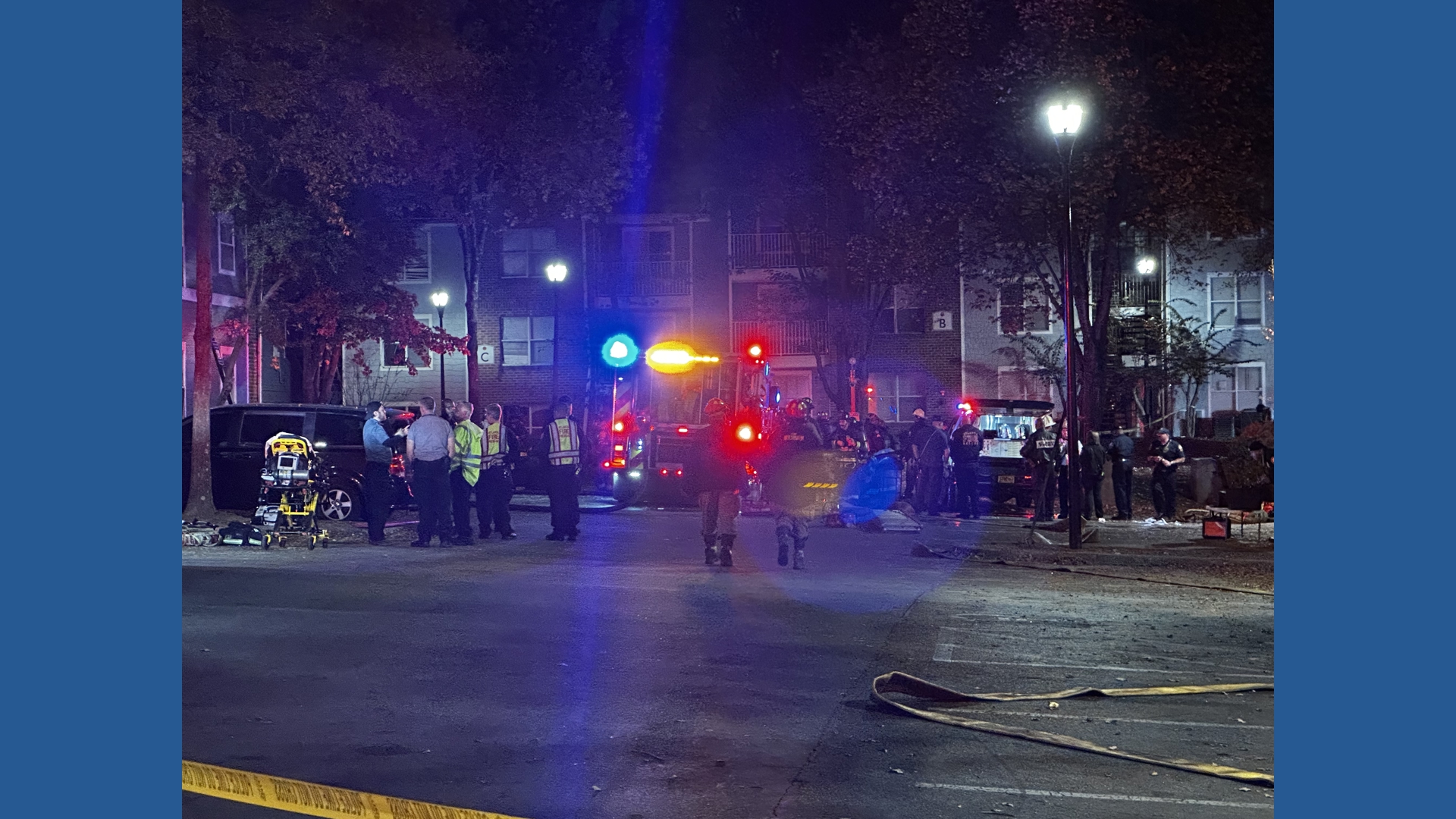 Gas explosion, fire at apartment complex prompts massive scene in ...
