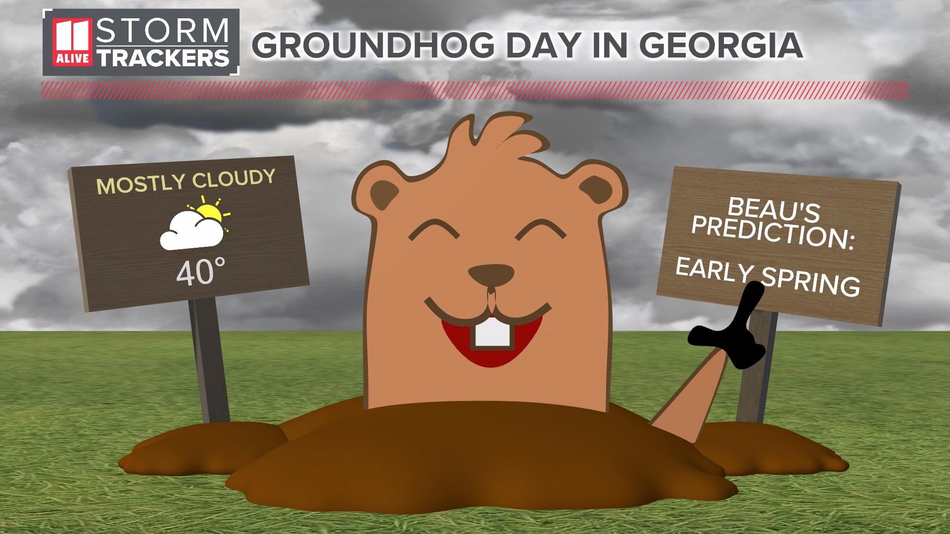 Georgia's groundhog | Is he right? Here's the February forecast ...