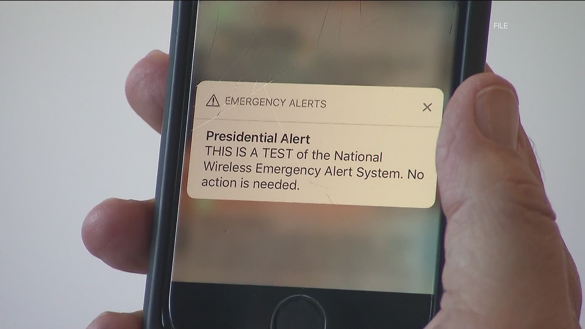 Cell phones across America will get an alert Wednesday. Here's why ...