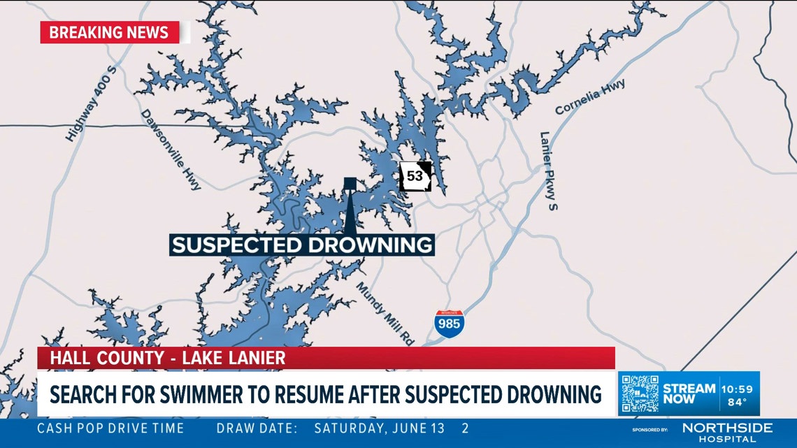 Drowning search underway for missing 21‑year‑old at Lake Lanier ...