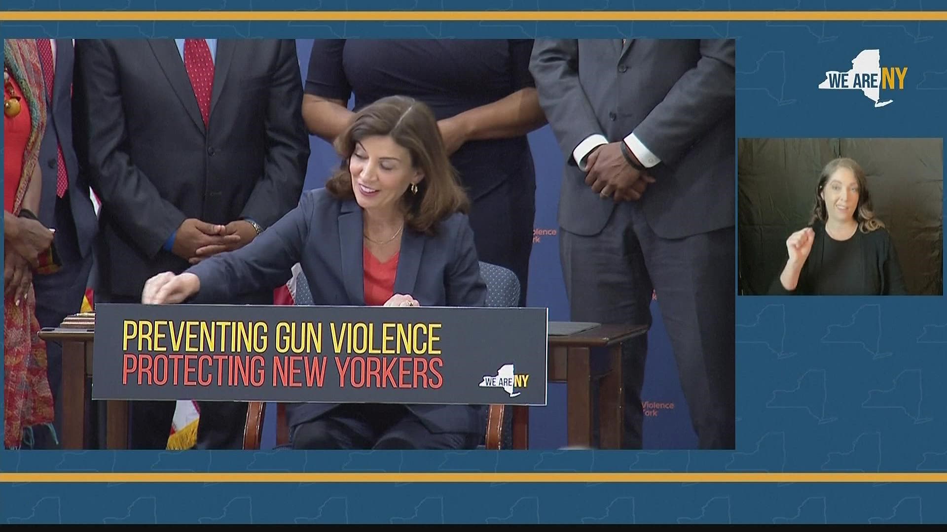 Gun reform laws signed in New York; must be 21 to buy a semi-automatic ...