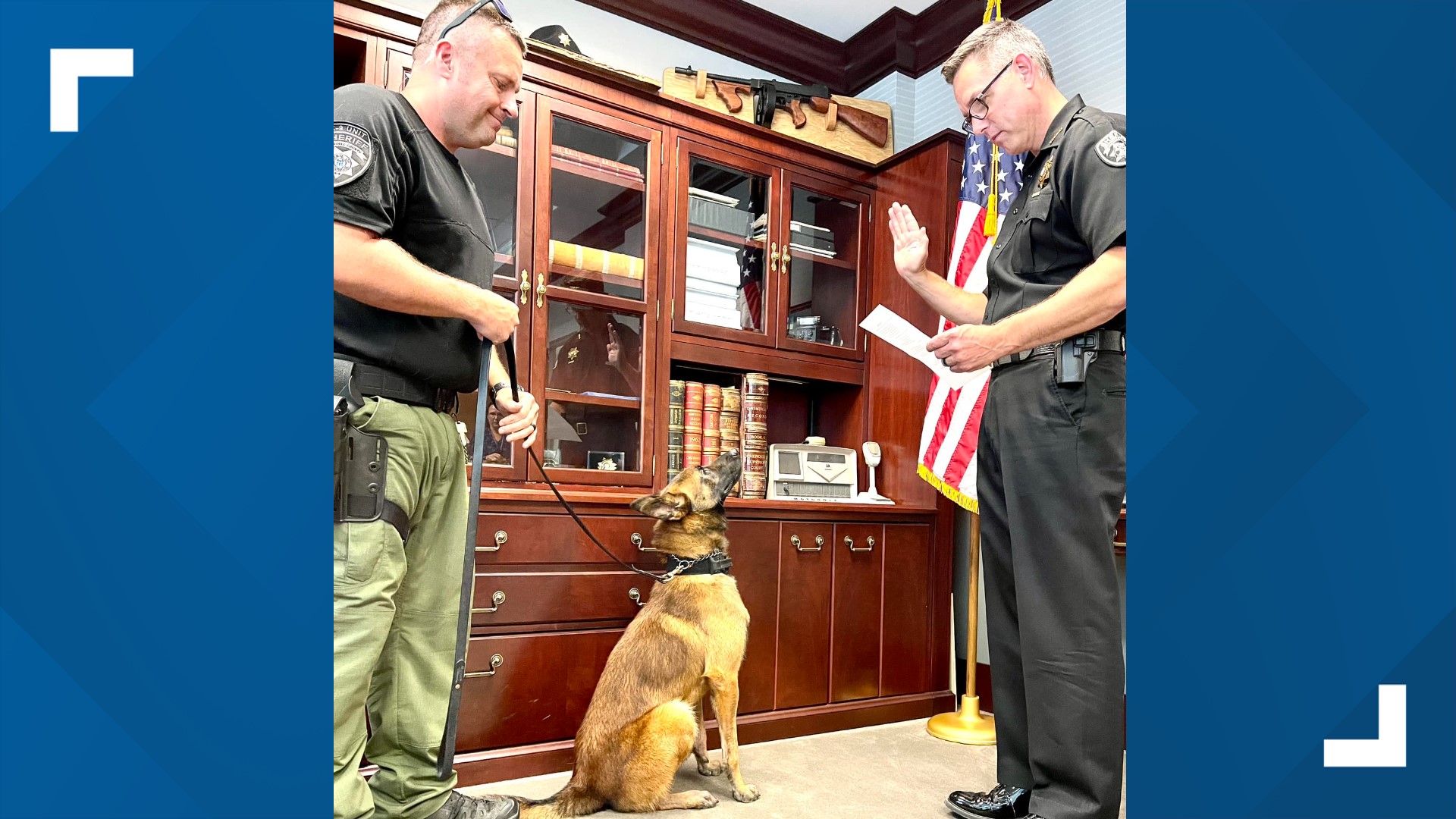Cherokee County K-9 deputy sworn in: Photo | 11alive.com