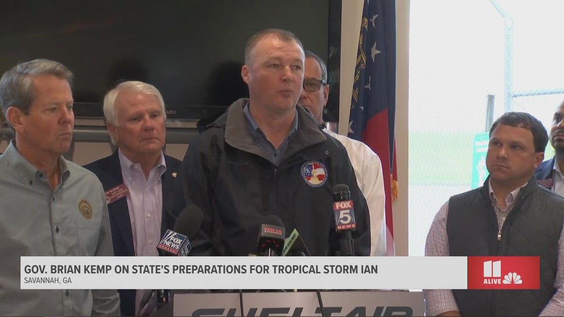 GEMA director explains impacts of Tropical Storm Ian on Georgia ...