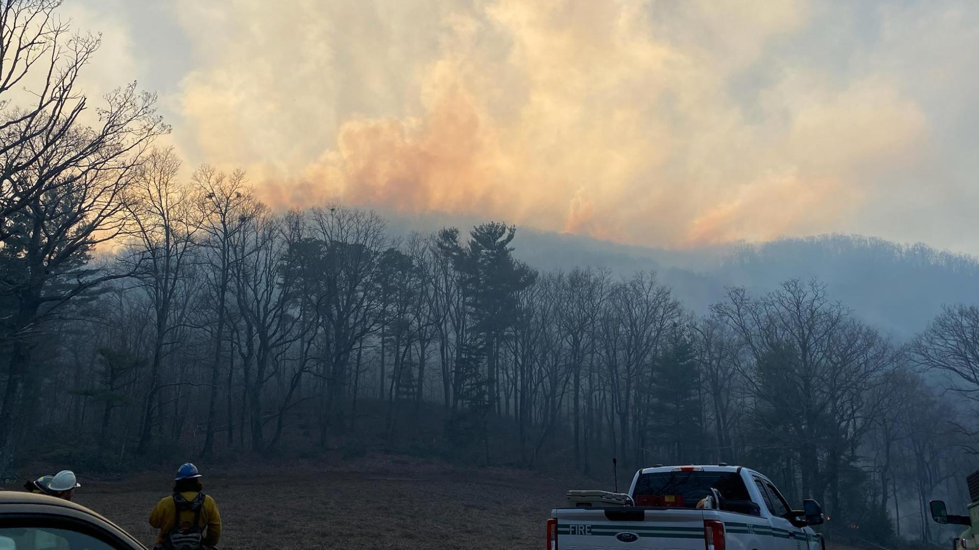 Big Ridge Fire spreads 1,000 acres | 11alive.com