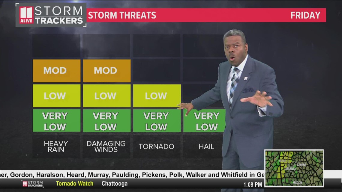 Sever weather threat in Georgia | Timeline & conditions | 11alive.com
