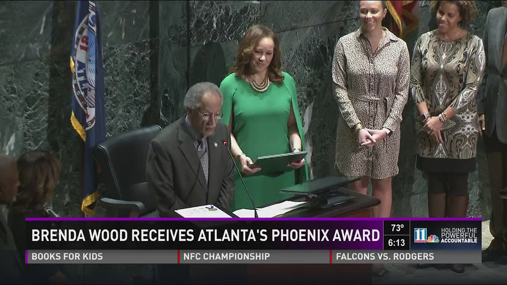 11Alive's Brenda Wood honored with Atlanta's highest honor, the Phoenix ...