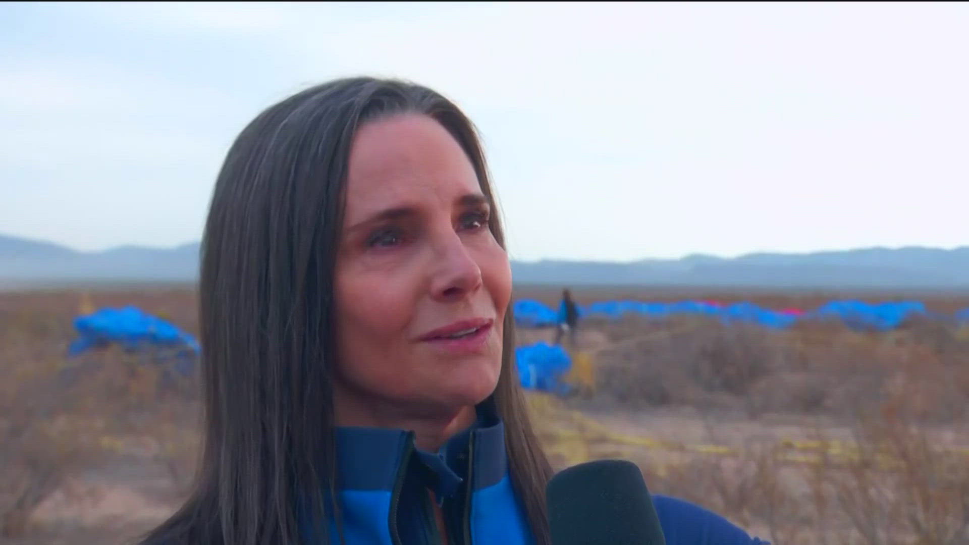 Blue Origin spaceflight: Kerianne Flynn emotional after returning to ...