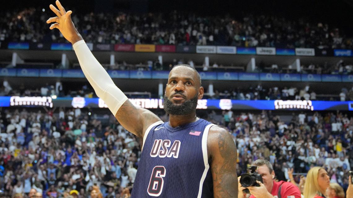 LeBron James Olympics flag bearer for Team USA | 11alive.com