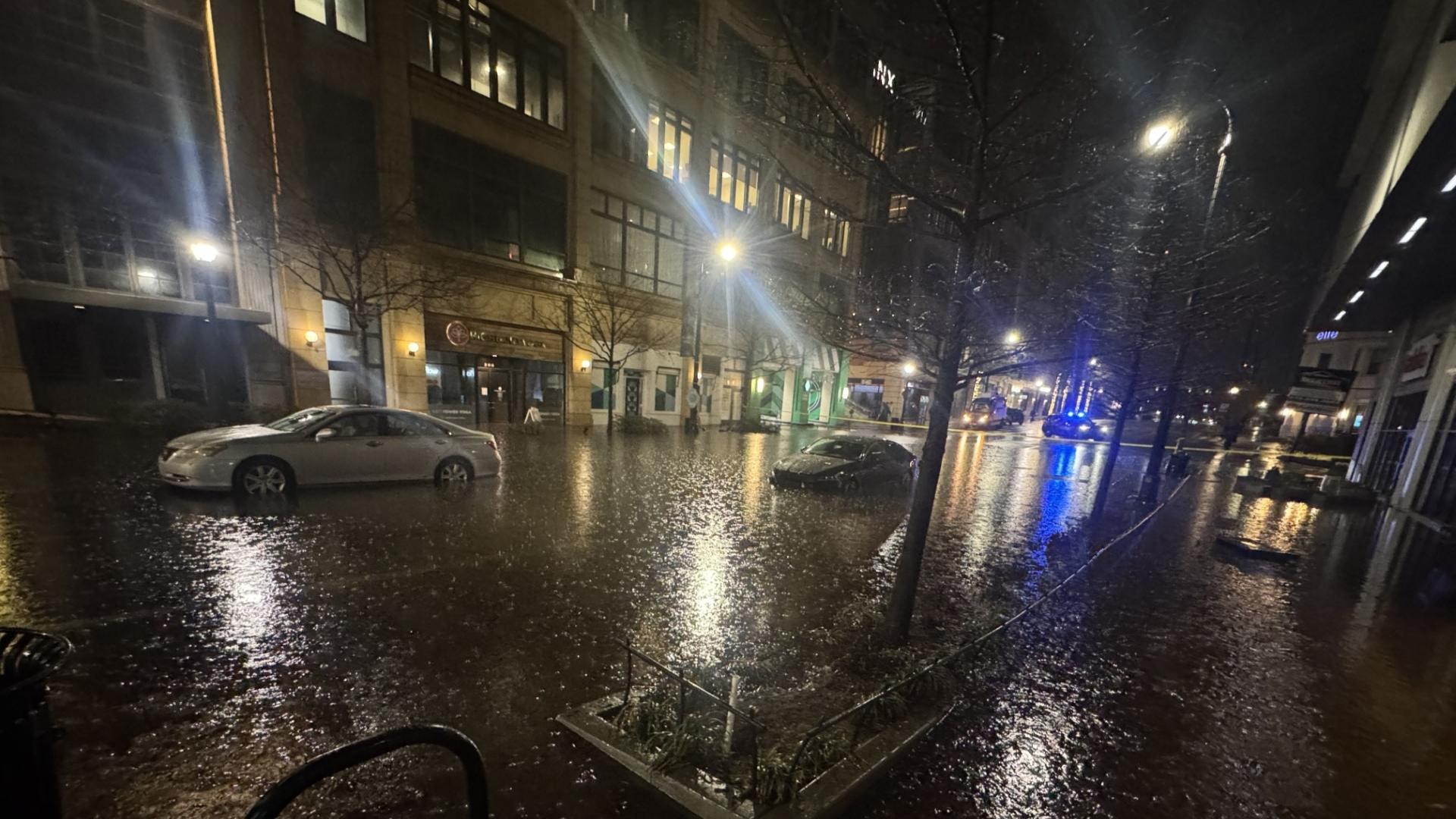 Traffic Alert: Flooding from heavy rain causes road closures in parts ...