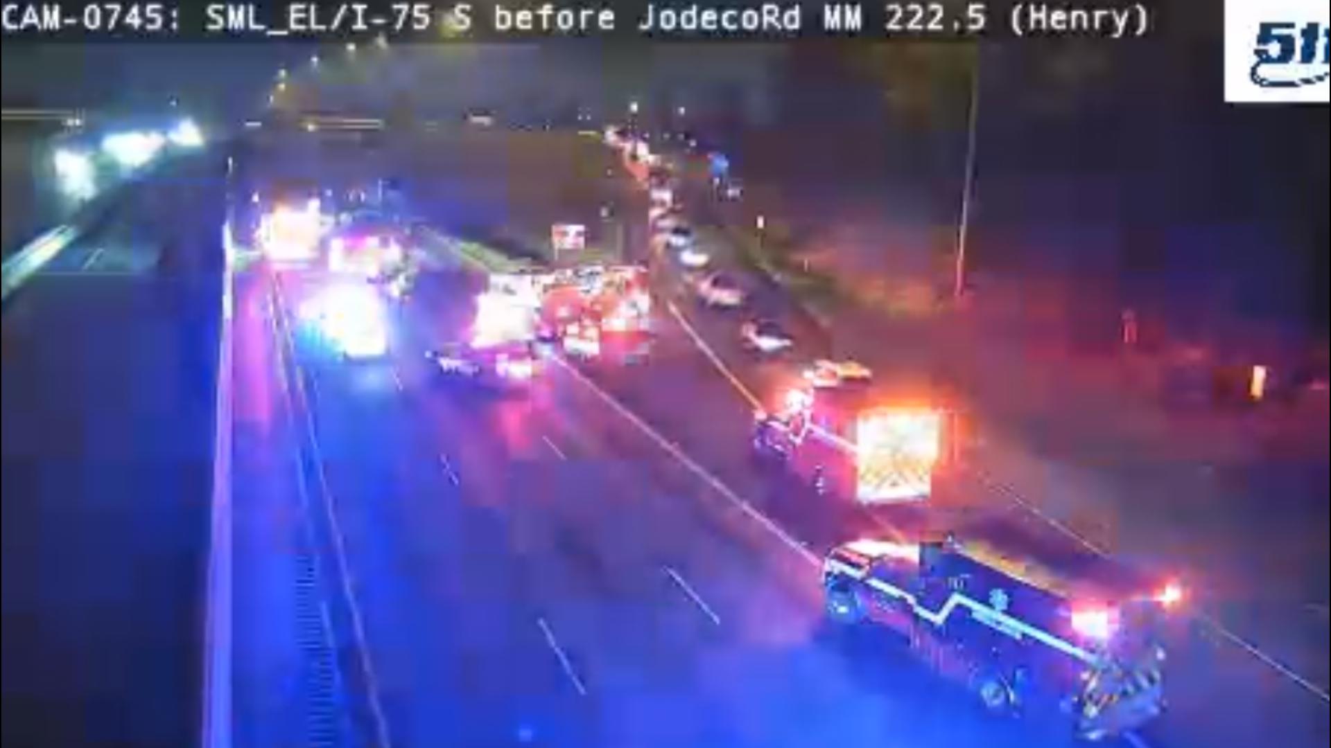 I 75 traffic southbound lanes reopen in Henry County | 11alive.com