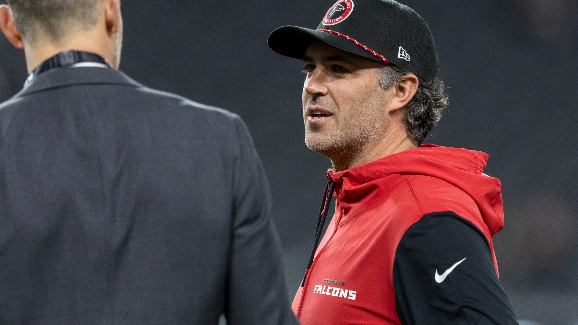 Falcons offensive coordinator Zac Robinson moving from coach's box to ...