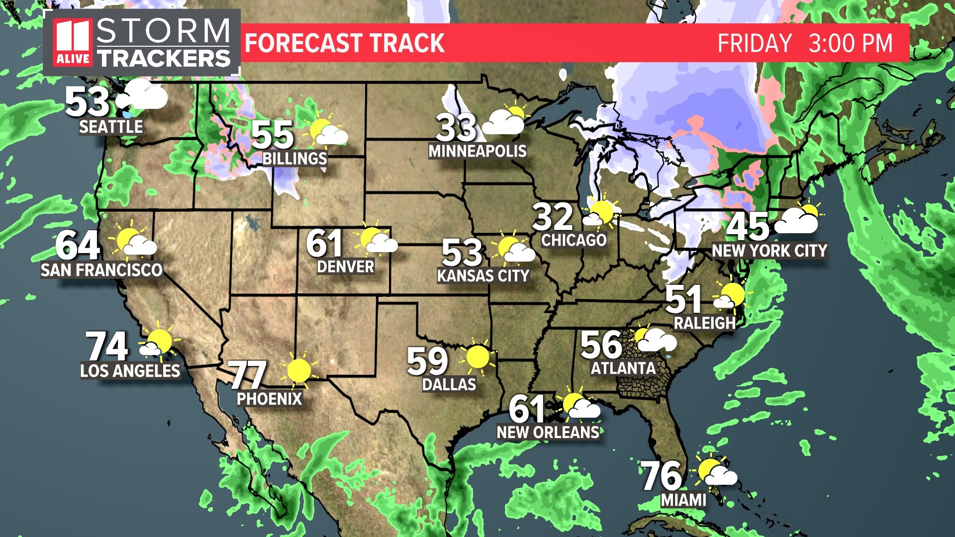 7-Day Weather Forecast | Thanksgiving Holiday Travel | 11alive.com