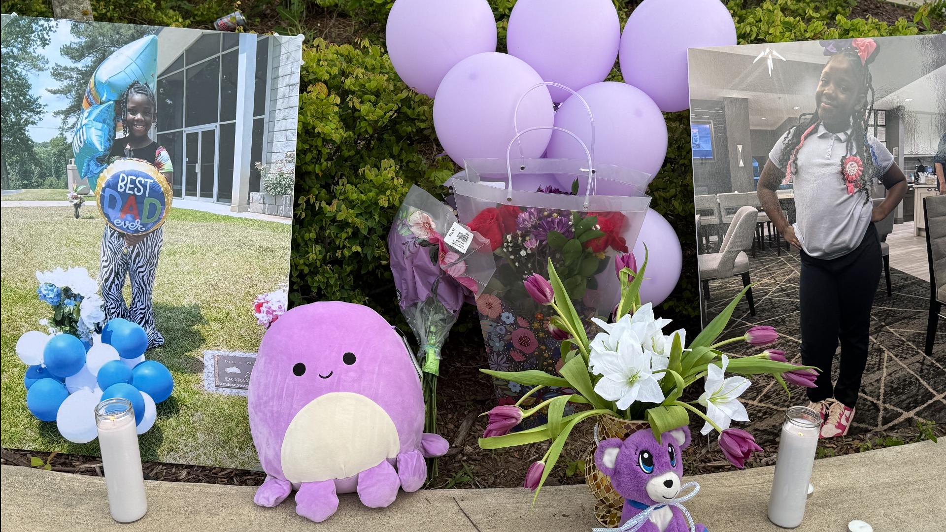 Vigil honors A’erica Dixon, 10, killed by tree during Atlanta storm ...