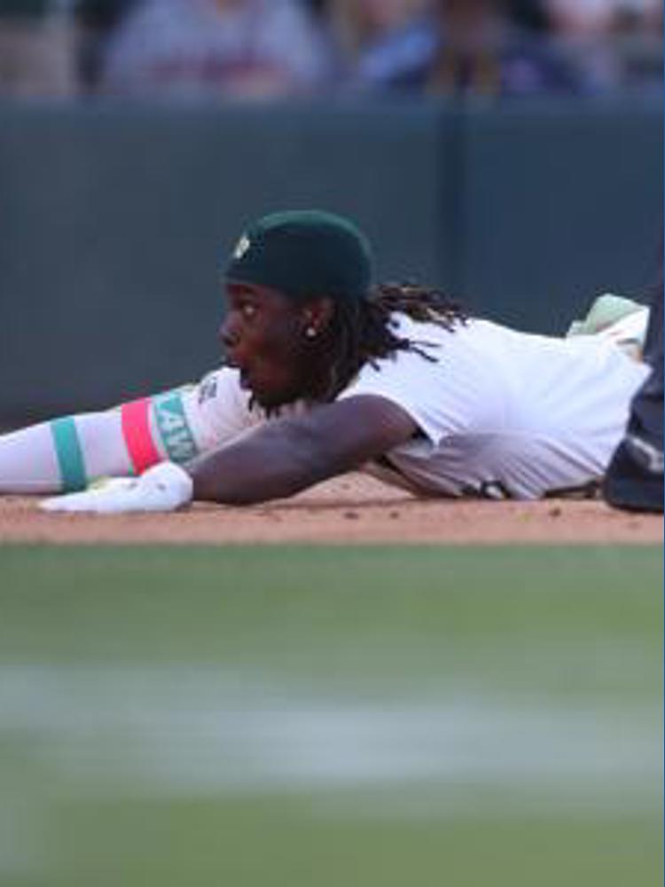 Braves vs. A's recap Lawrence Butler inside the park home run video ...