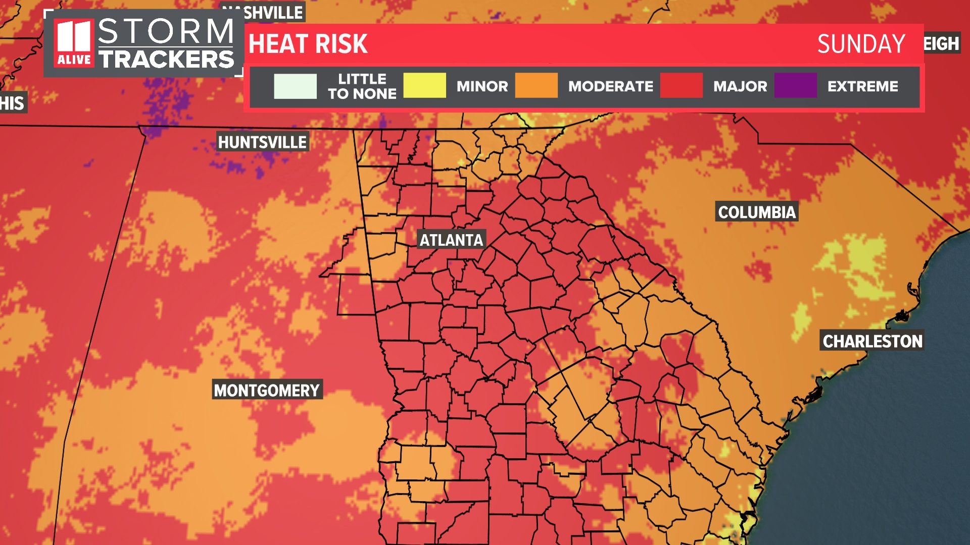 Atlanta heat Index will near 100 | 11alive.com