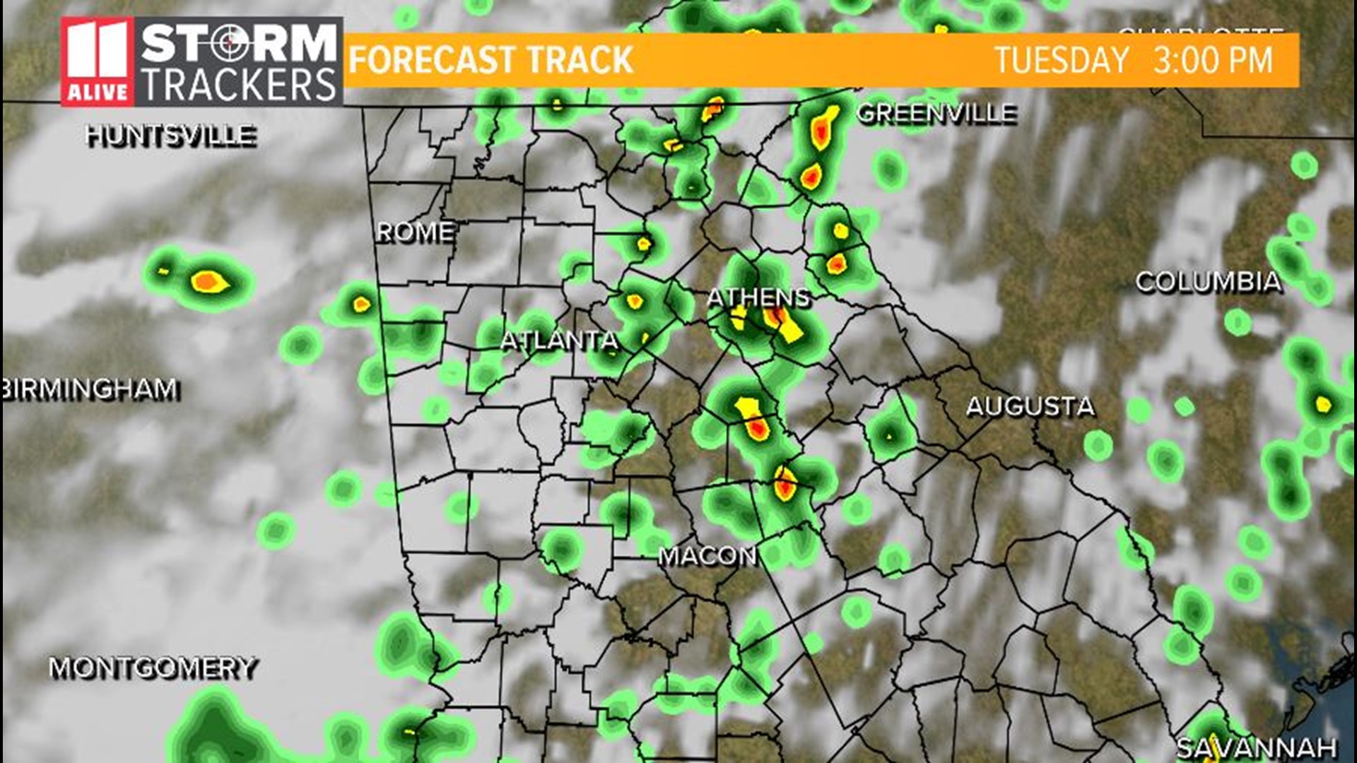 TIMELINE | Strong to severe storms possible in parts of north and ...