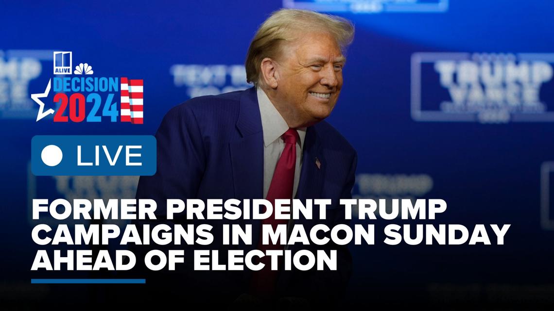 Re-watch: Donald Trump holds campaign rally in Macon, Georgia | 11alive.com