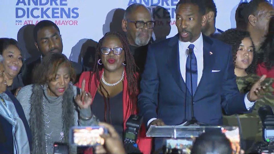Andre Dickens victory speech for Atlanta mayor | 11alive.com