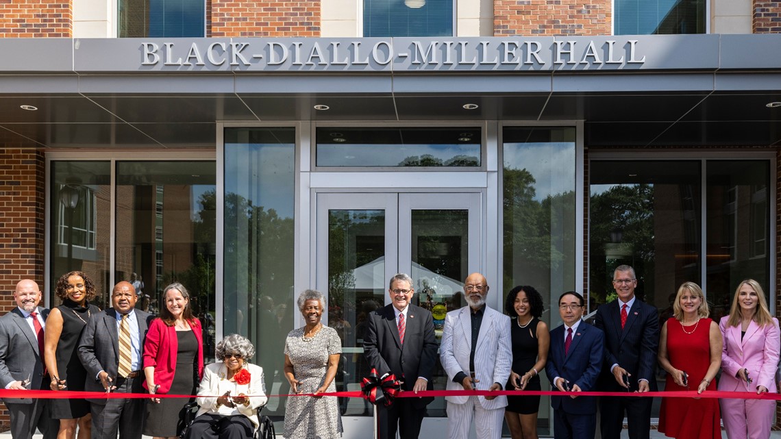 The University of Georgia's new Black-Diallo-Miller Hall is named after ...