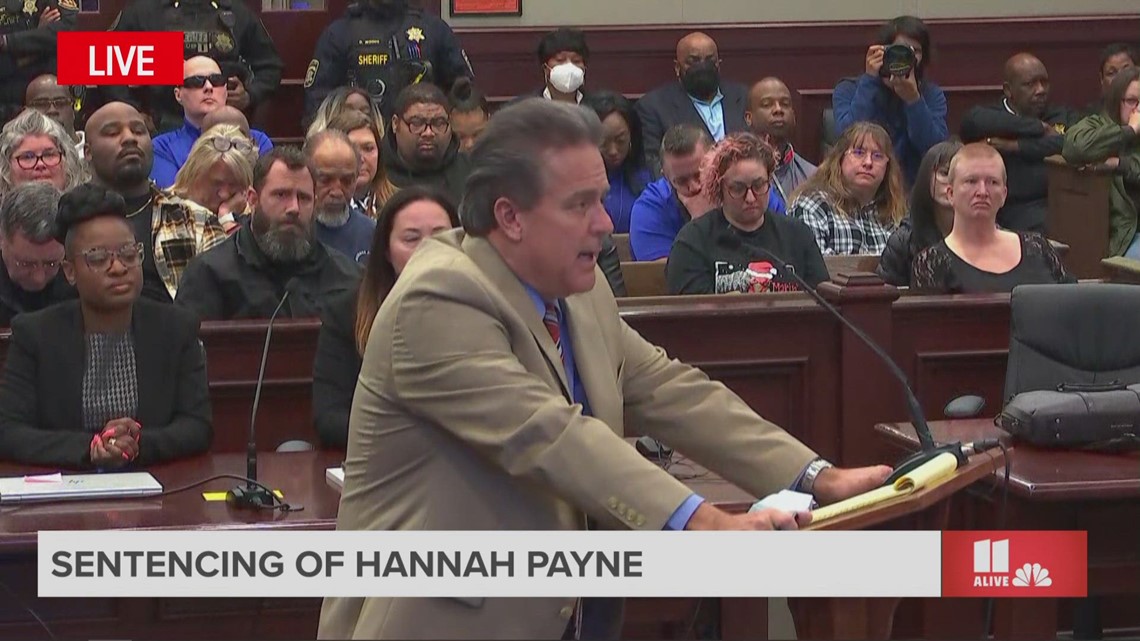 Hannah Payne sentencing: Defense asks for leniency because she is ...