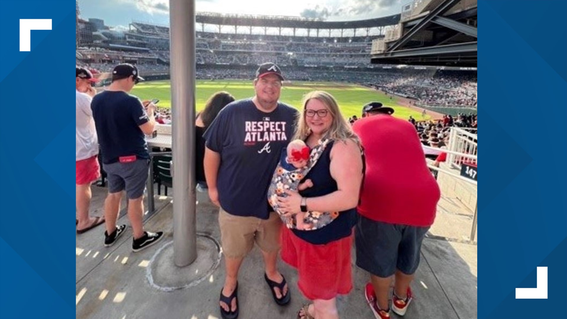 NICU baby Braves fan goes to first game | 11alive.com