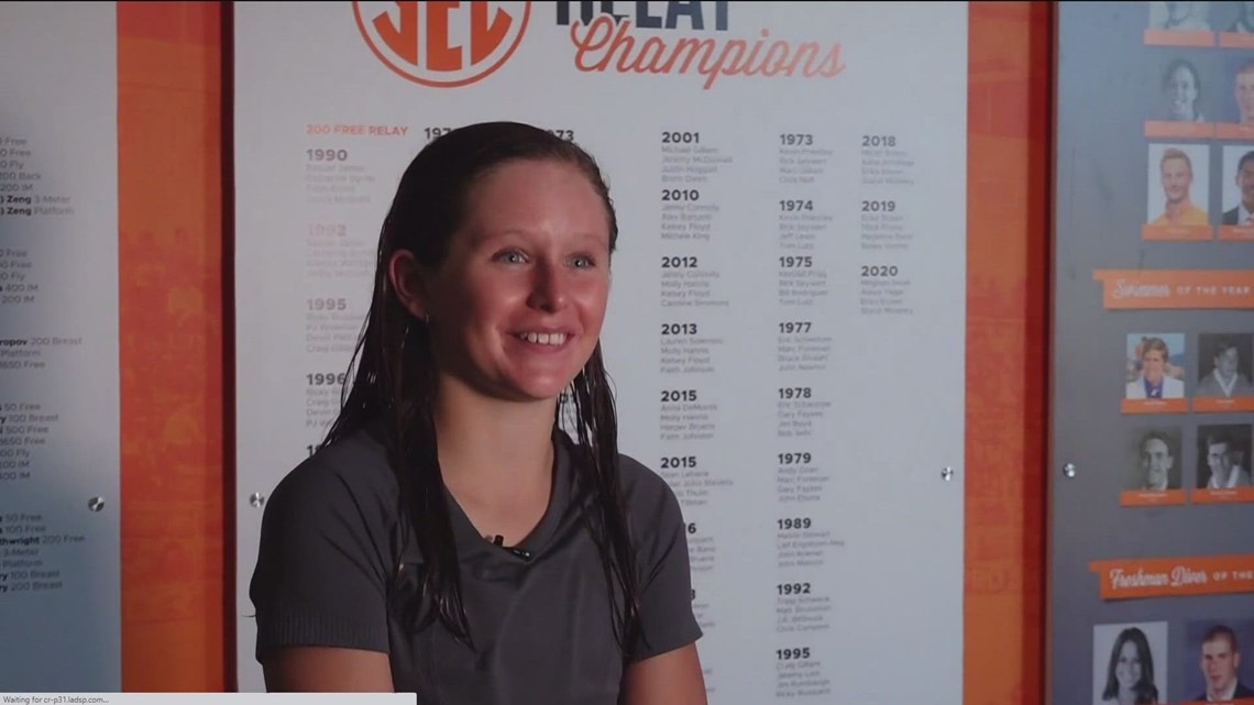 ElliReese Niday, Georgia diver competing in winter nationals | 11alive.com