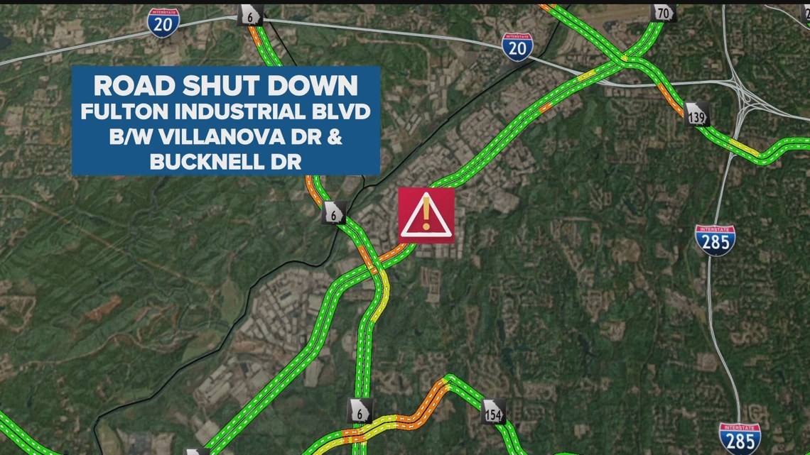 Fulton Industrial Boulevard shut down as South Fulton Police respond to ...