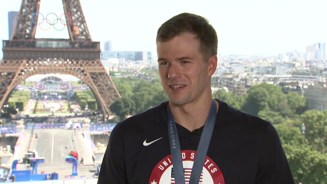 UGA, Georgia Tech grad Nic Fink recounts moments he won silver medal ...