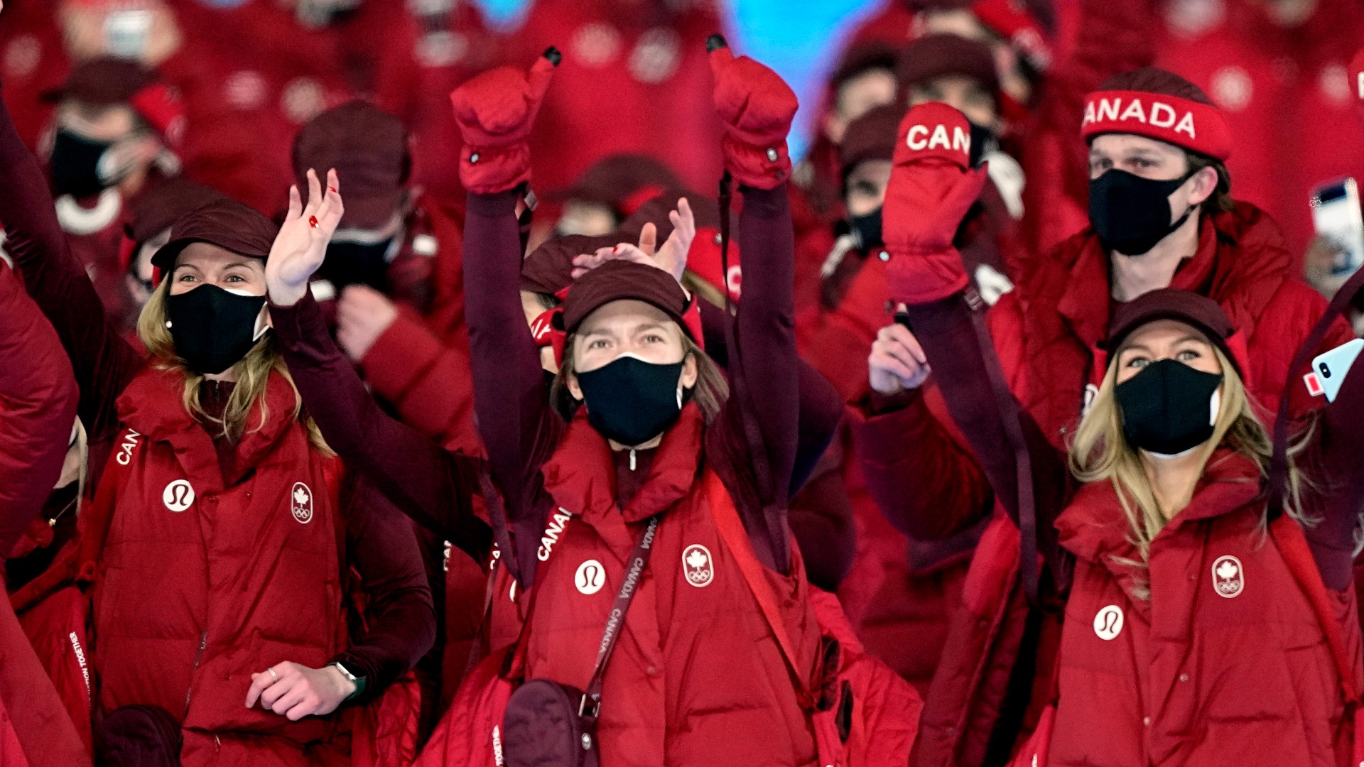 Canada Mexico uniforms outfits Opening Ceremony Winter Olympics ...