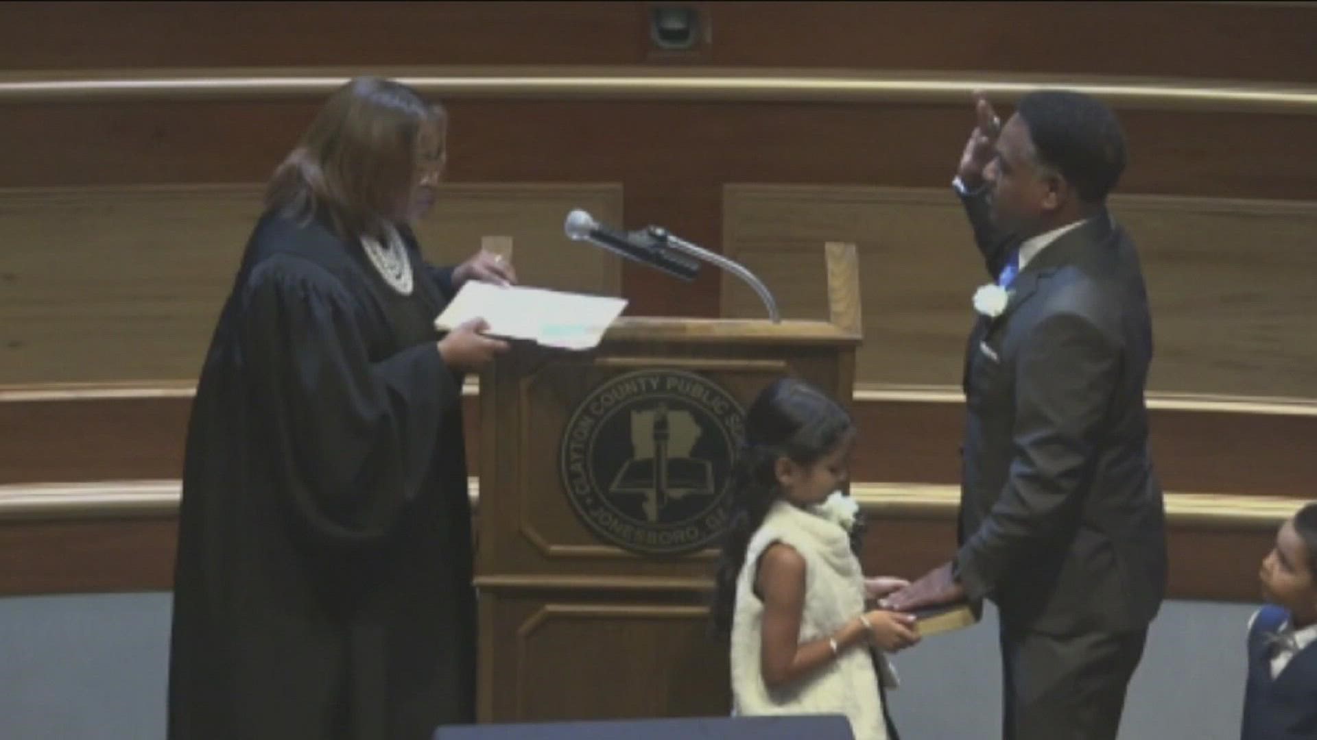 Clayton County Schools interim superintendent sworn in | 11alive.com