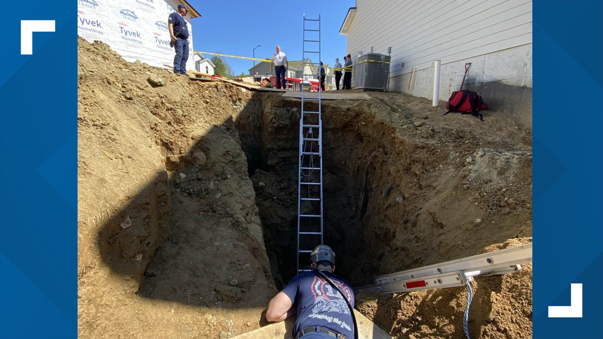 Construction worker trench collapse, rescue in Paulding County | 11alive.com