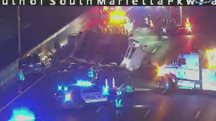 Crash on I-75 in Cobb County | 11alive.com