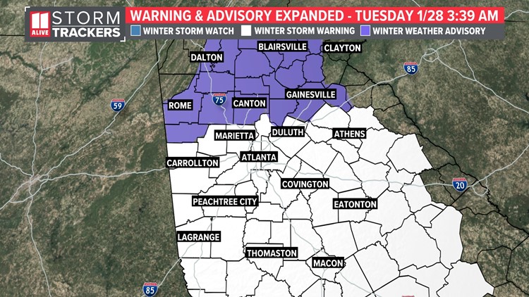 Timeline of Snow Jam 2014 and how Atlanta shut down | 11alive.com