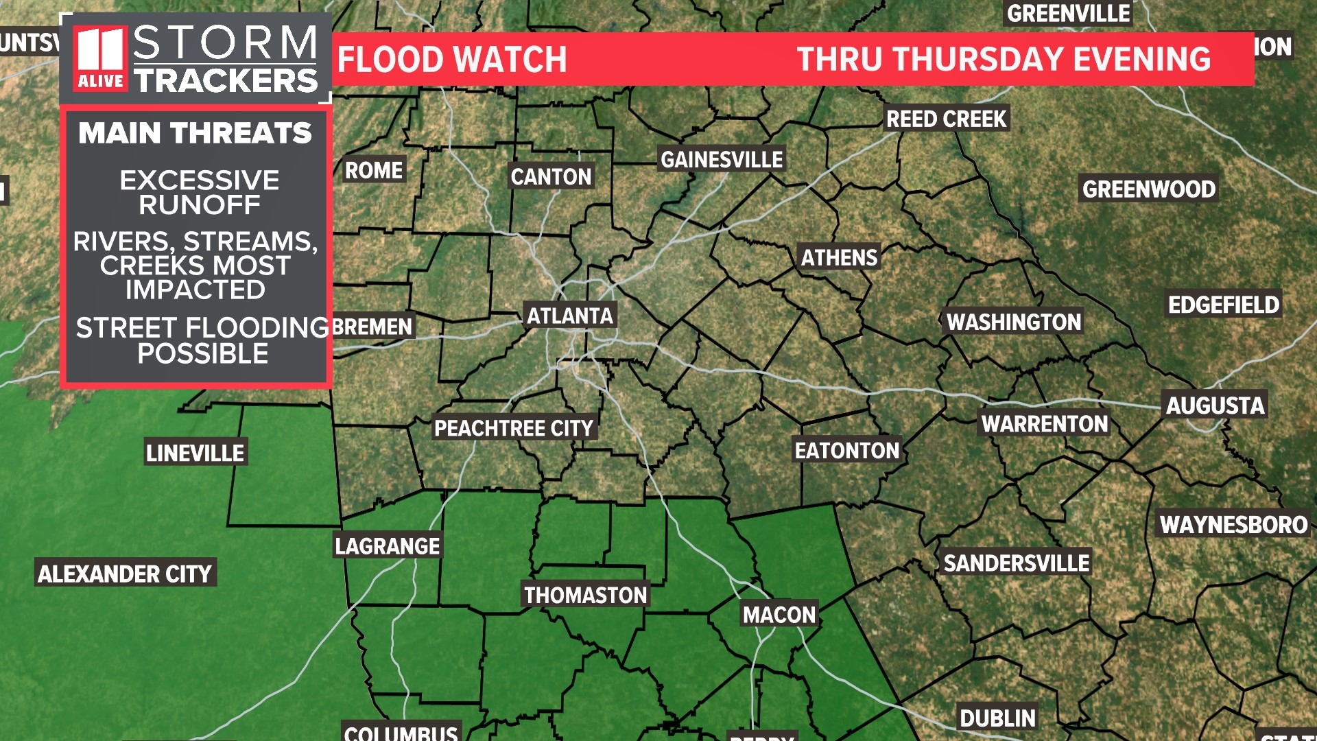 Georgia weather timeline | Storms in Atlanta | 11alive.com