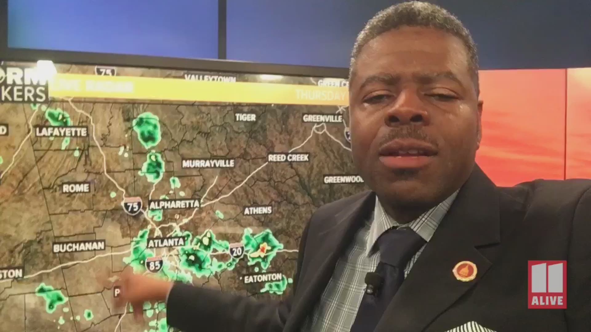 Isolated showers | 11alive.com