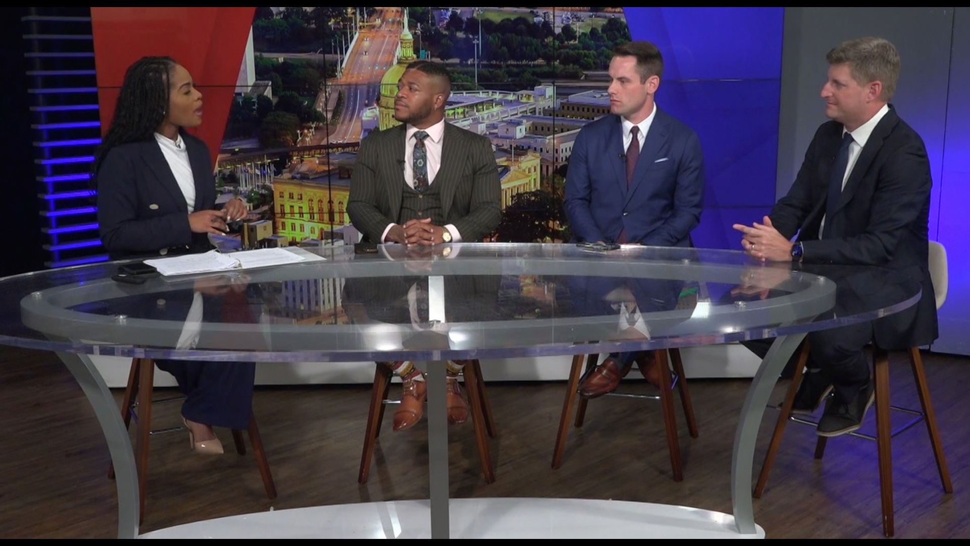 The Georgia Vote political roundtable panel | Discussing travel bans ...