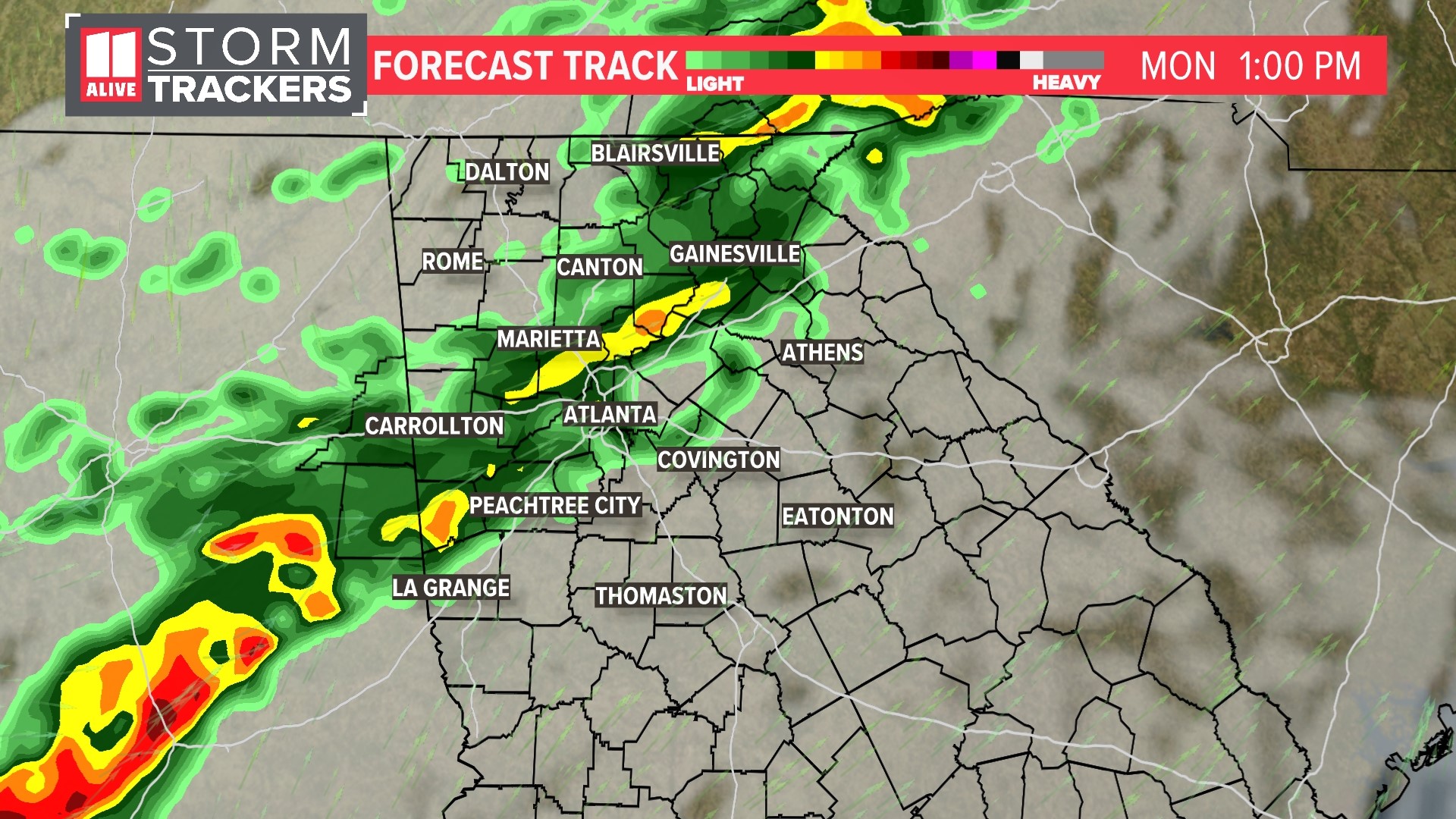 Atlanta weather rain coming this week after dry November | 11alive.com